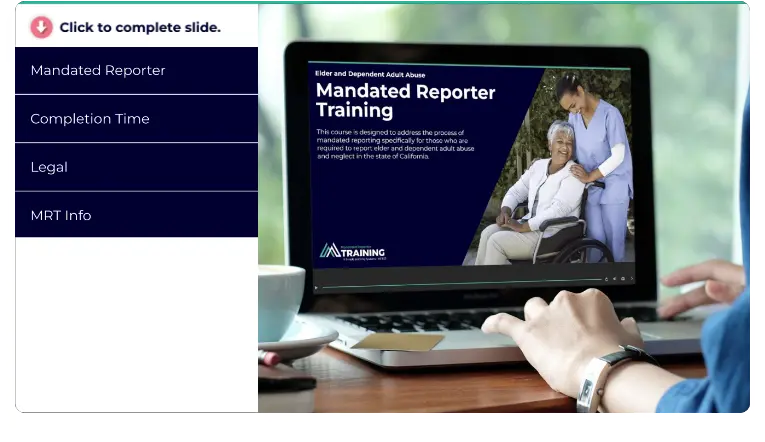 Training for Mandated Reporters of Elder & Dependent Adult Abuse